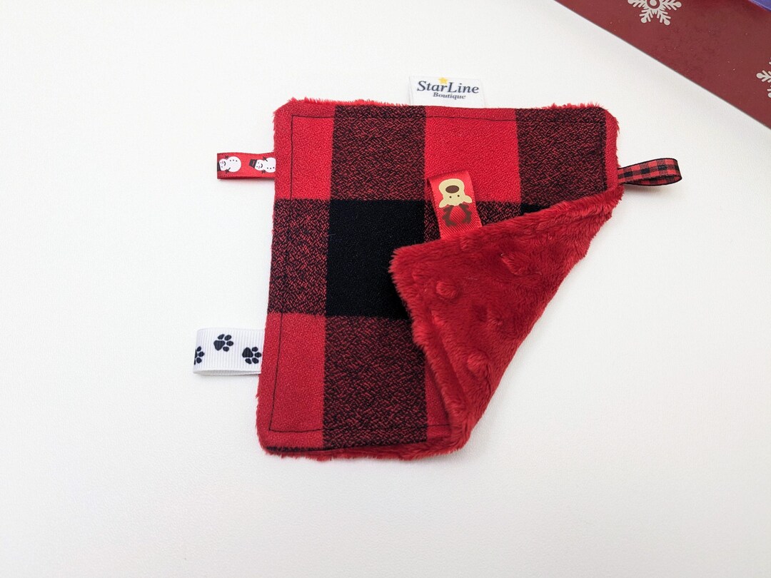 Baby Crinkle Square, Hunter Plaid Crinkle Square, Crinkle Sound Toy ...