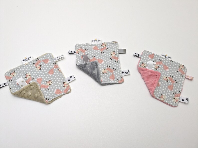 Fox Crinkle Square Baby Sensory Toy: Woodland Gift - Etsy