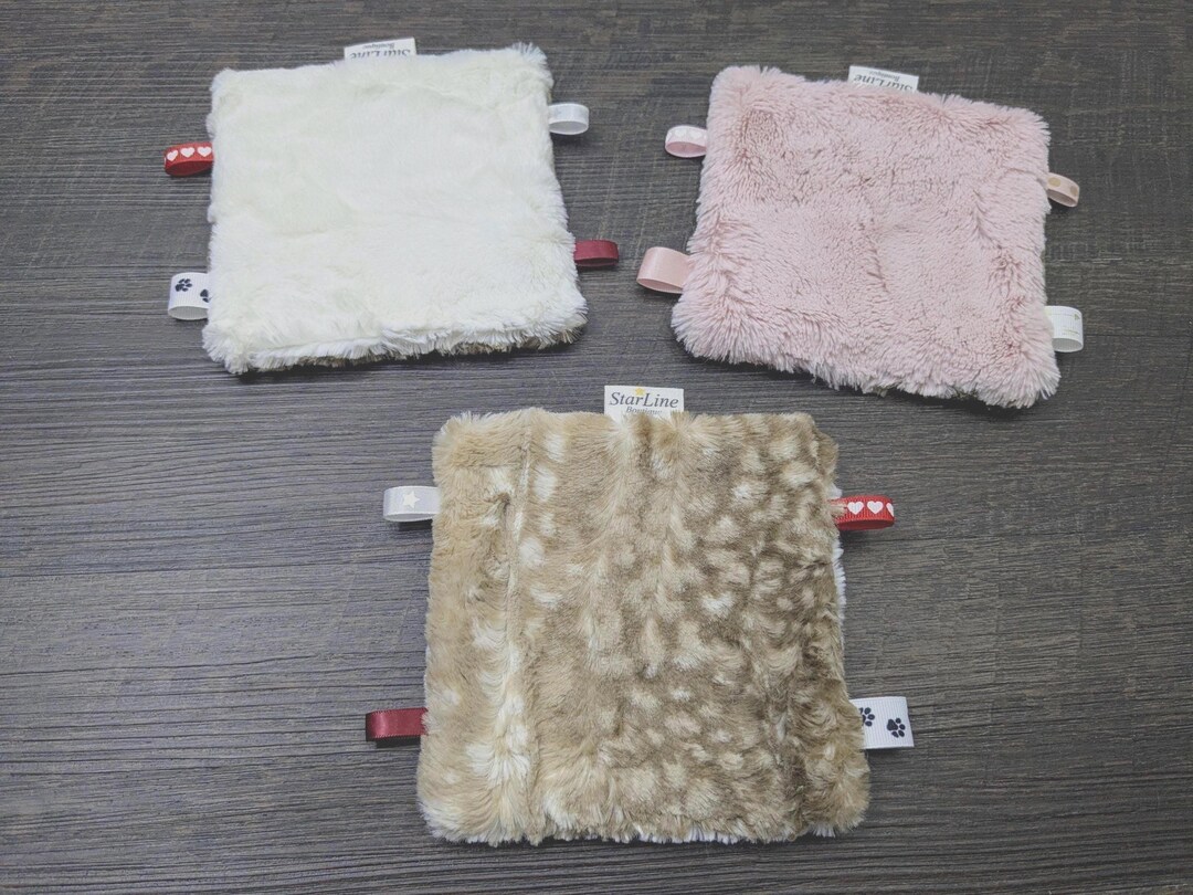 Fawn Faux Fur Crinkle Square, Crinkle Square Baby Gift, Baby Sensory ...