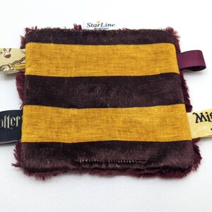 Baby Crinkle Square, Baby Giggle Square, Witches and Wizards, Burgundy ...