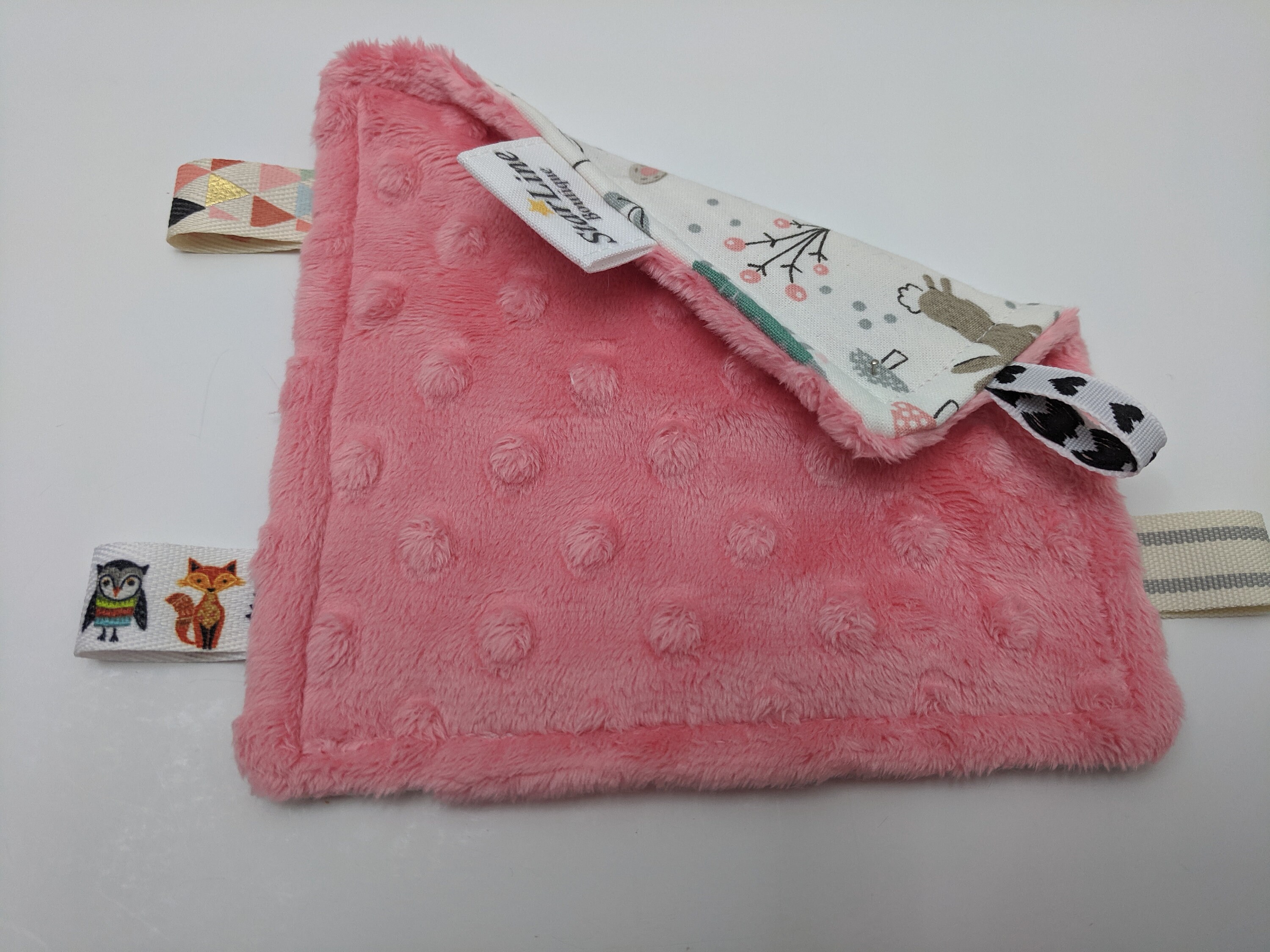 Crinkle Square Woodland Baby Shower Baby Sensory Square - Etsy