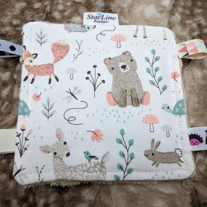 Crinkle Square, Woodland Baby Shower, Baby Sensory Square, Gender ...