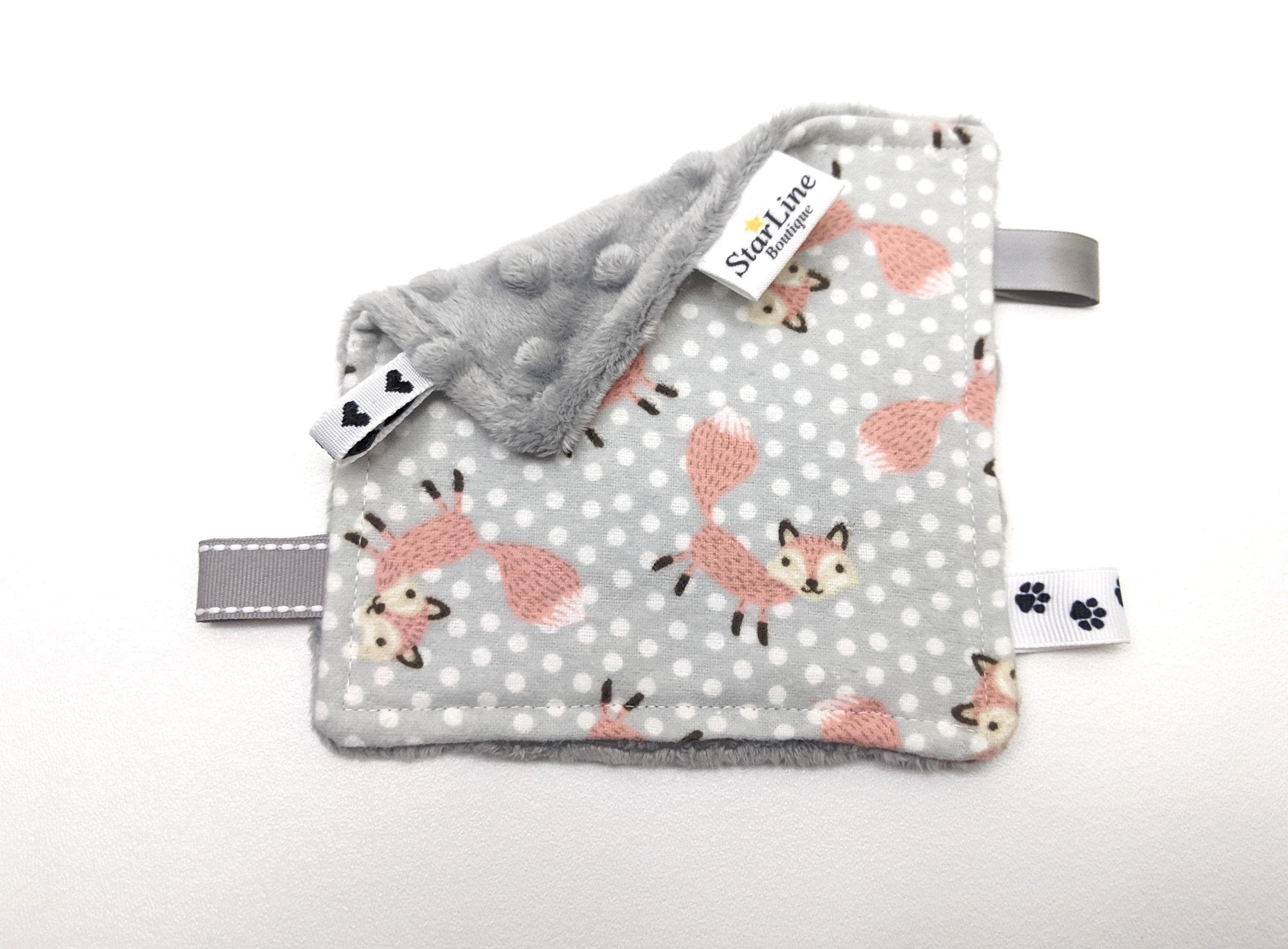 Fox Crinkle Square Baby Sensory Toy: Woodland Gift - Etsy