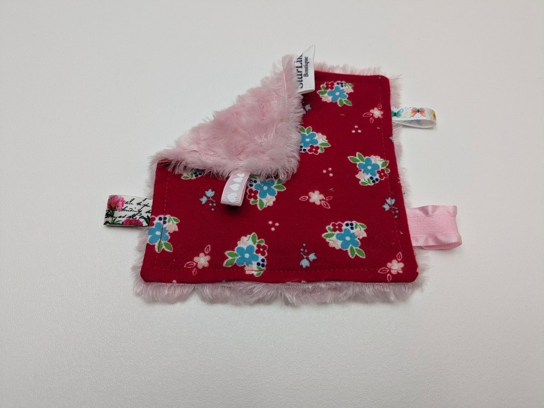 Floral Baby Crinkle Square, Baby Sensory Square, Giggle Square for Baby ...