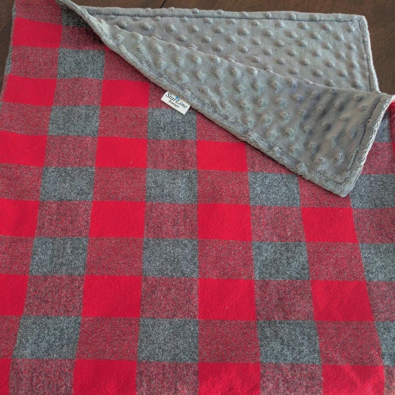Plaid Baby Blankets - Etsy