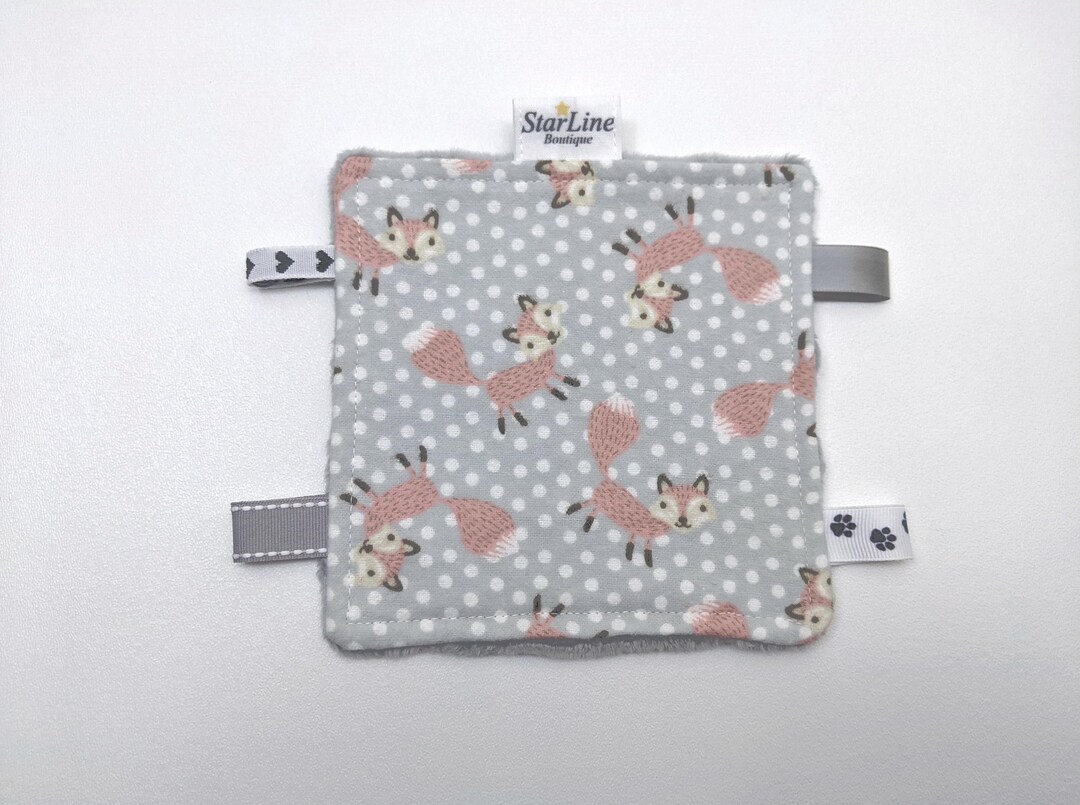 Fox Crinkle Square Baby Sensory Toy: Woodland Gift - Etsy