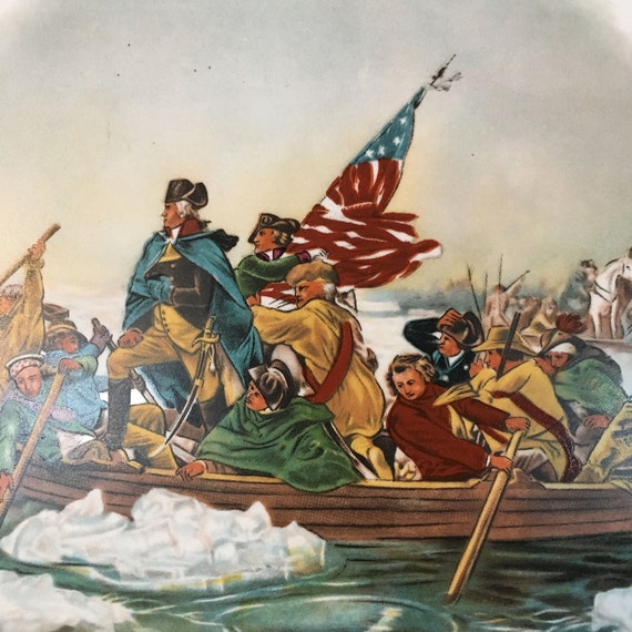 The Great American Revolution 1776 Pewter Plate Washington | Etsy