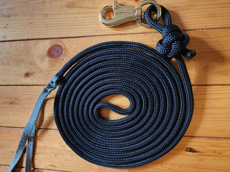 18ft Driving Line Black-horse Rope Lunge Line-horse Training - Etsy