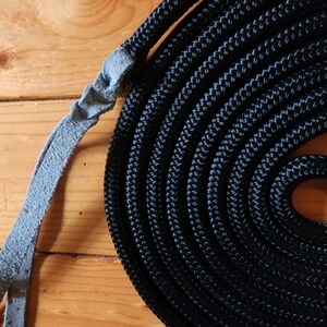 18ft Driving Line Black Horse Rope Lunge Line Gift for Horse Owner ...