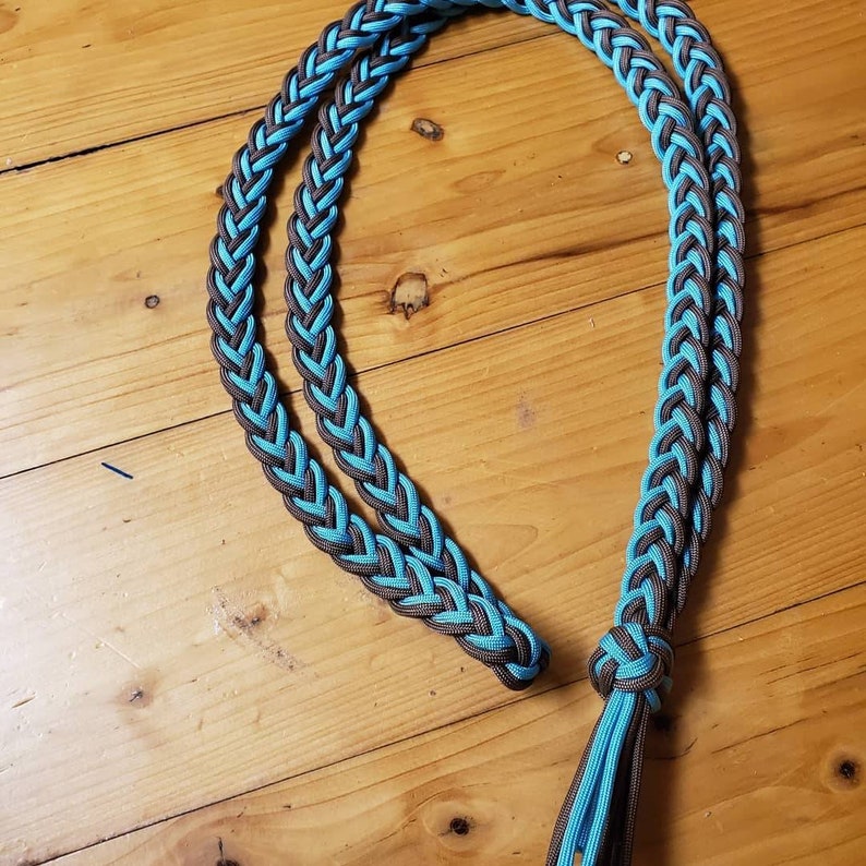 Bridleless Neck Rope Braided Neck Rope Paracord Braided | Etsy