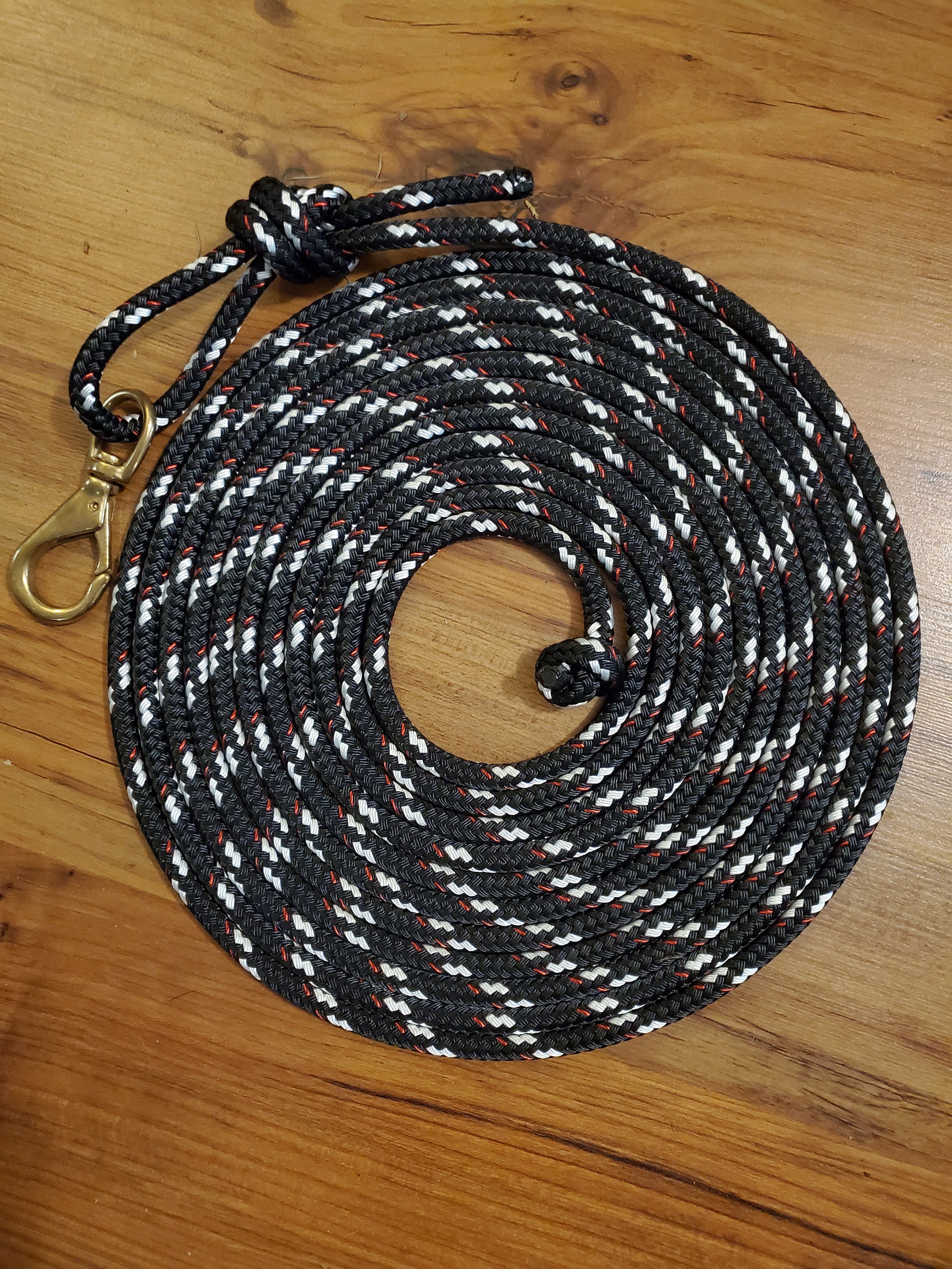 18ft Driving Line Black-Horse Rope Lunge Line-Horse Training | Etsy
