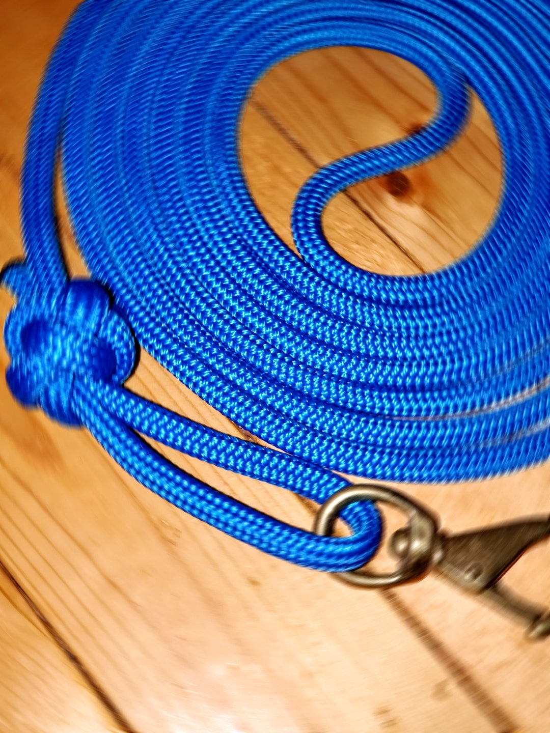 Blue or Navy Yacht Rope Horse Tack Lunge Line: 18ft Training Lead ...