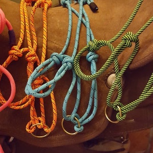 Sliding Ring Rope Horse Halter Tack-rope Lunging Halter-custom Horse ...