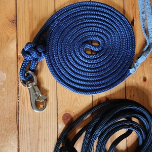18ft Driving Line Black Horse Rope Lunge Line Gift for Horse Owner ...