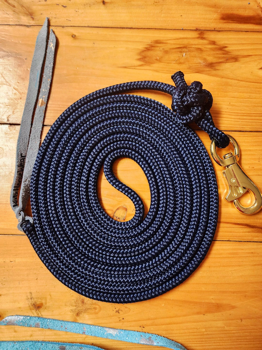 18ft Driving Line Navy Blue Horse Lead Rope Lunge Line-clinician Horse ...