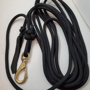18ft Driving Line Black-horse Rope Lunge Line-horse Training | Etsy
