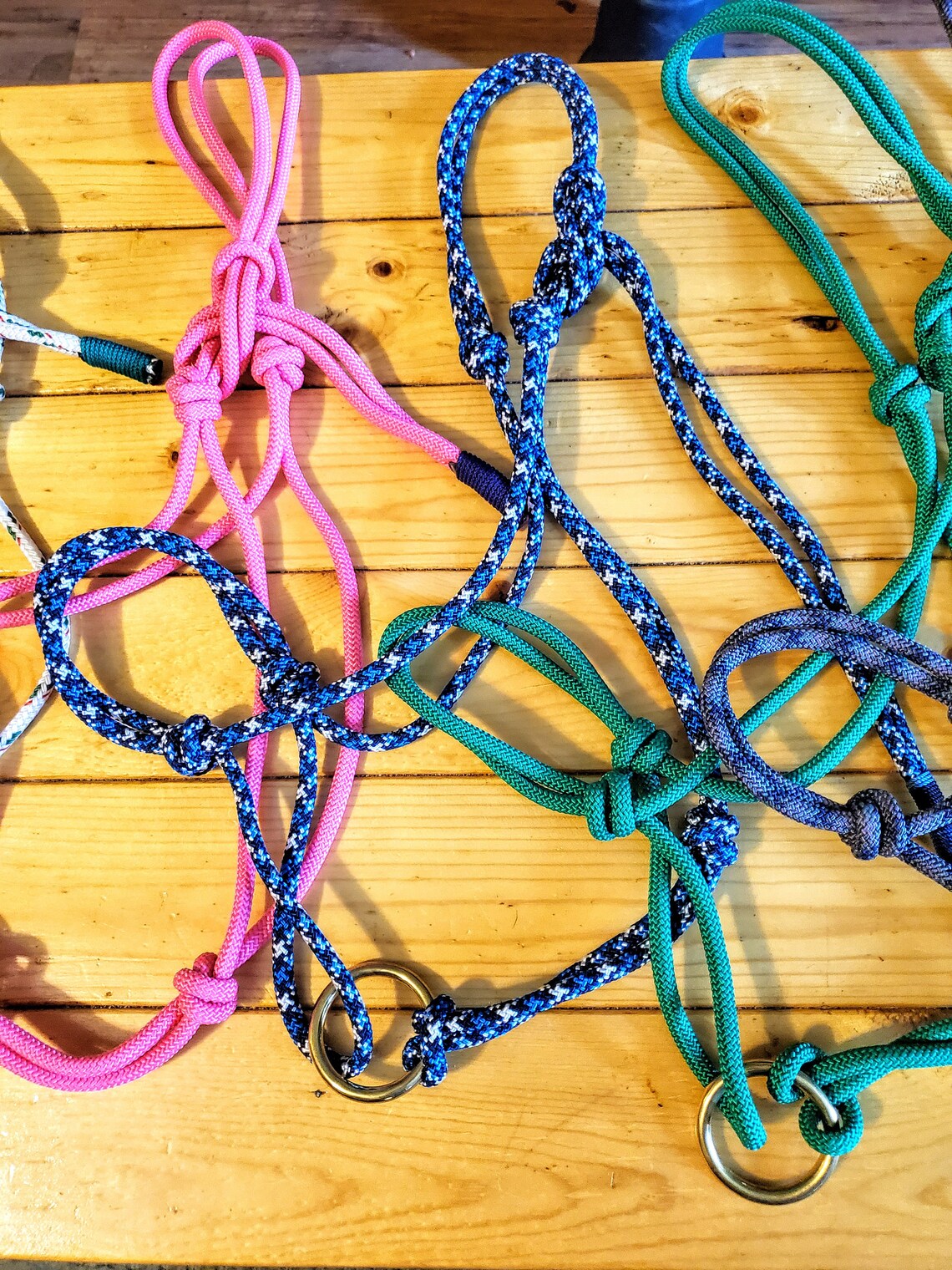 Bundle 3 Sliding Ring Rope Halter Save Big-bundle 3 Rope - Etsy