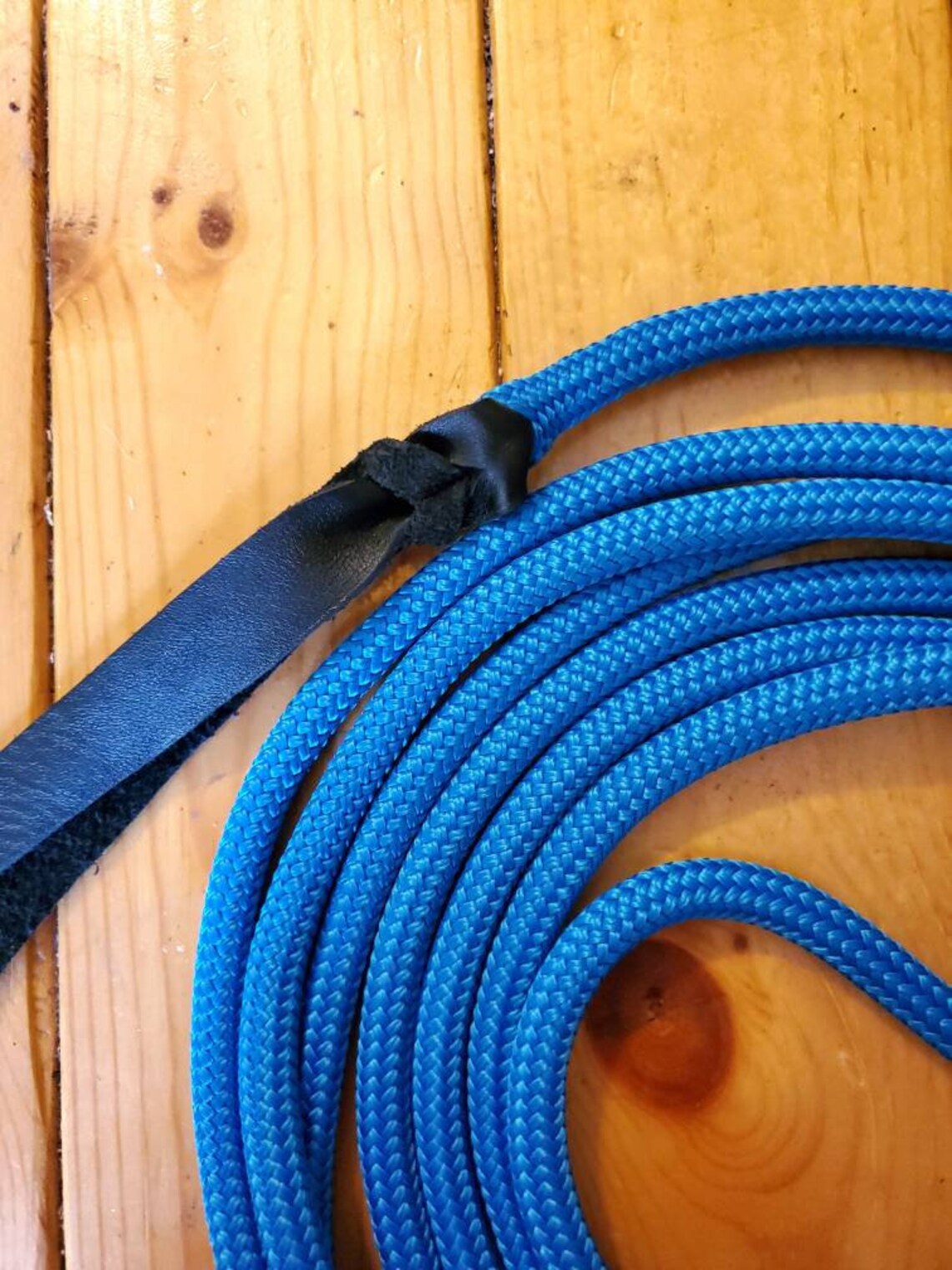 Lead Rope 14ft Blue Yacht Rope-horse Lunge Rope Clinician - Etsy