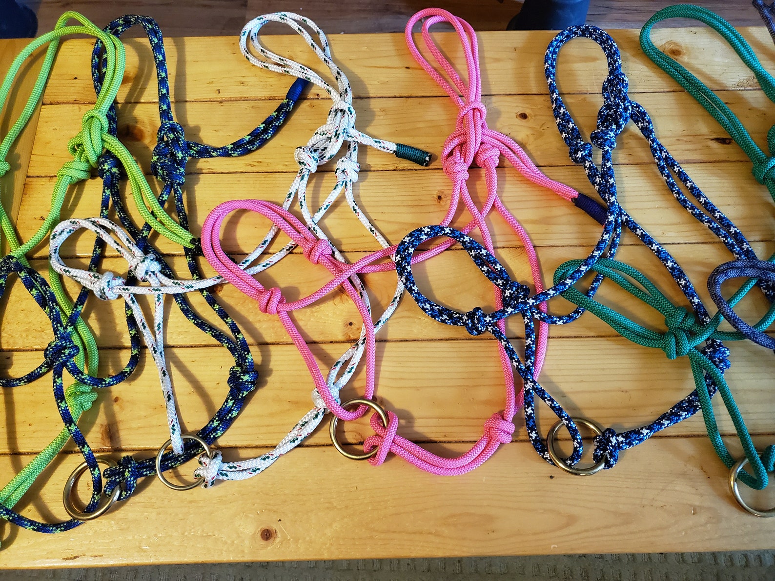 Bundle 3 Sliding Ring Rope Halter Save Big-bundle 3 Rope - Etsy