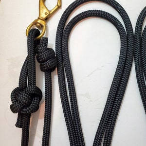 18ft Driving Line Black Horse Rope Lunge Line Gift for Horse Owner ...