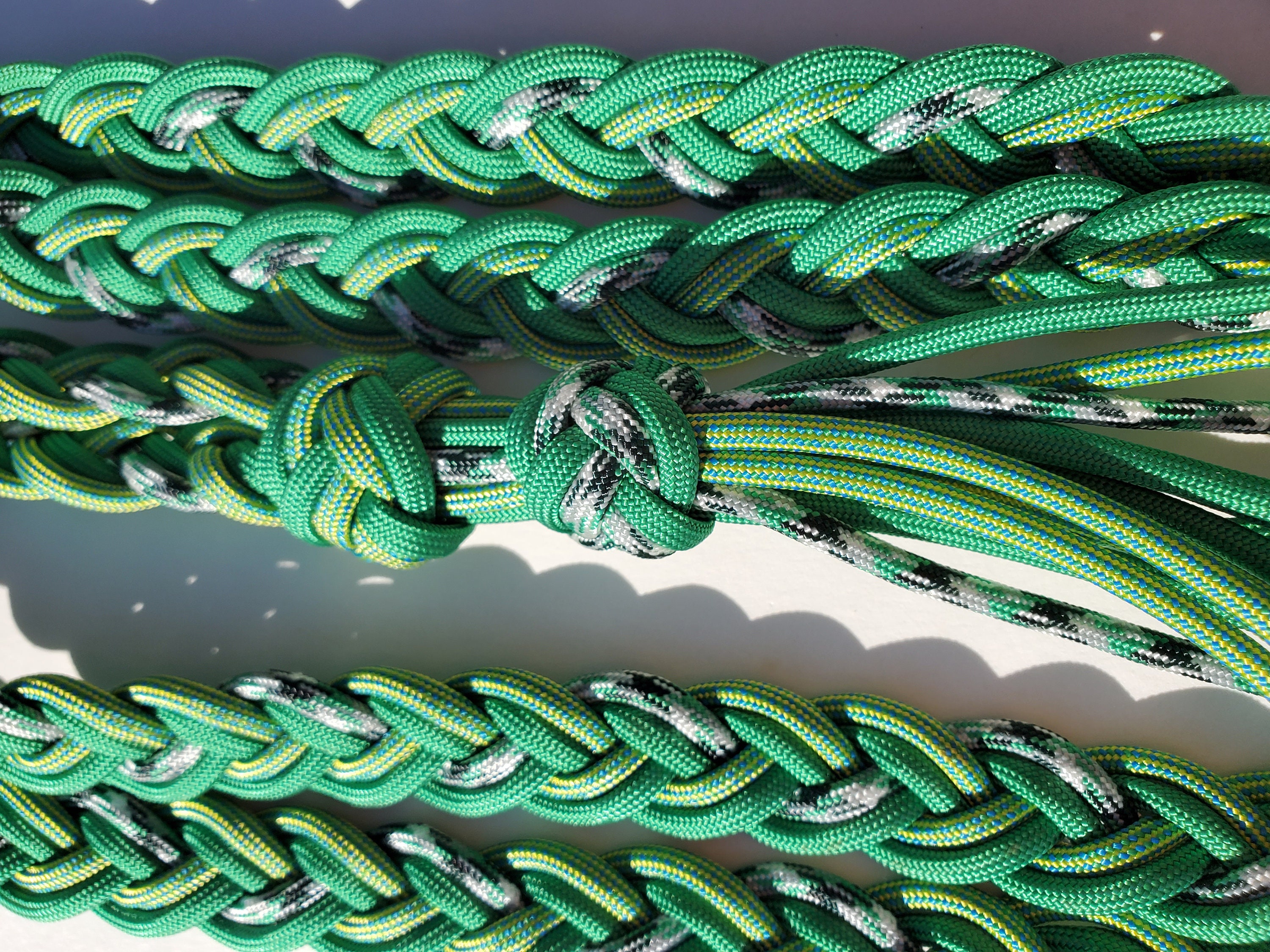 Braided Neck Rope Bridleless Neck Rope Paracord Braided | Etsy