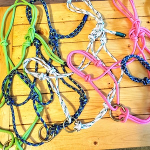 Bundle 3 Sliding Ring Rope Halter Save Big-bundle 3 Rope - Etsy
