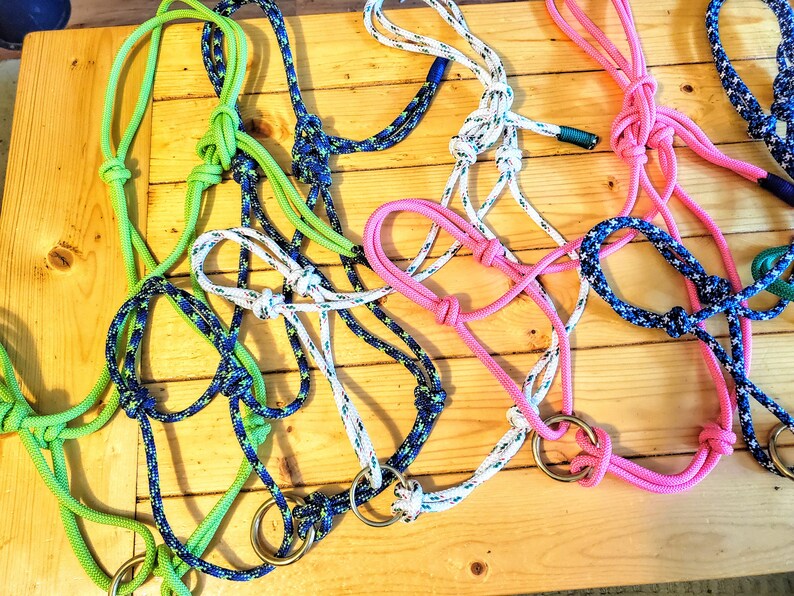 Bundle 3 Sliding Ring Rope Halter Save Big-bundle 3 Rope - Etsy
