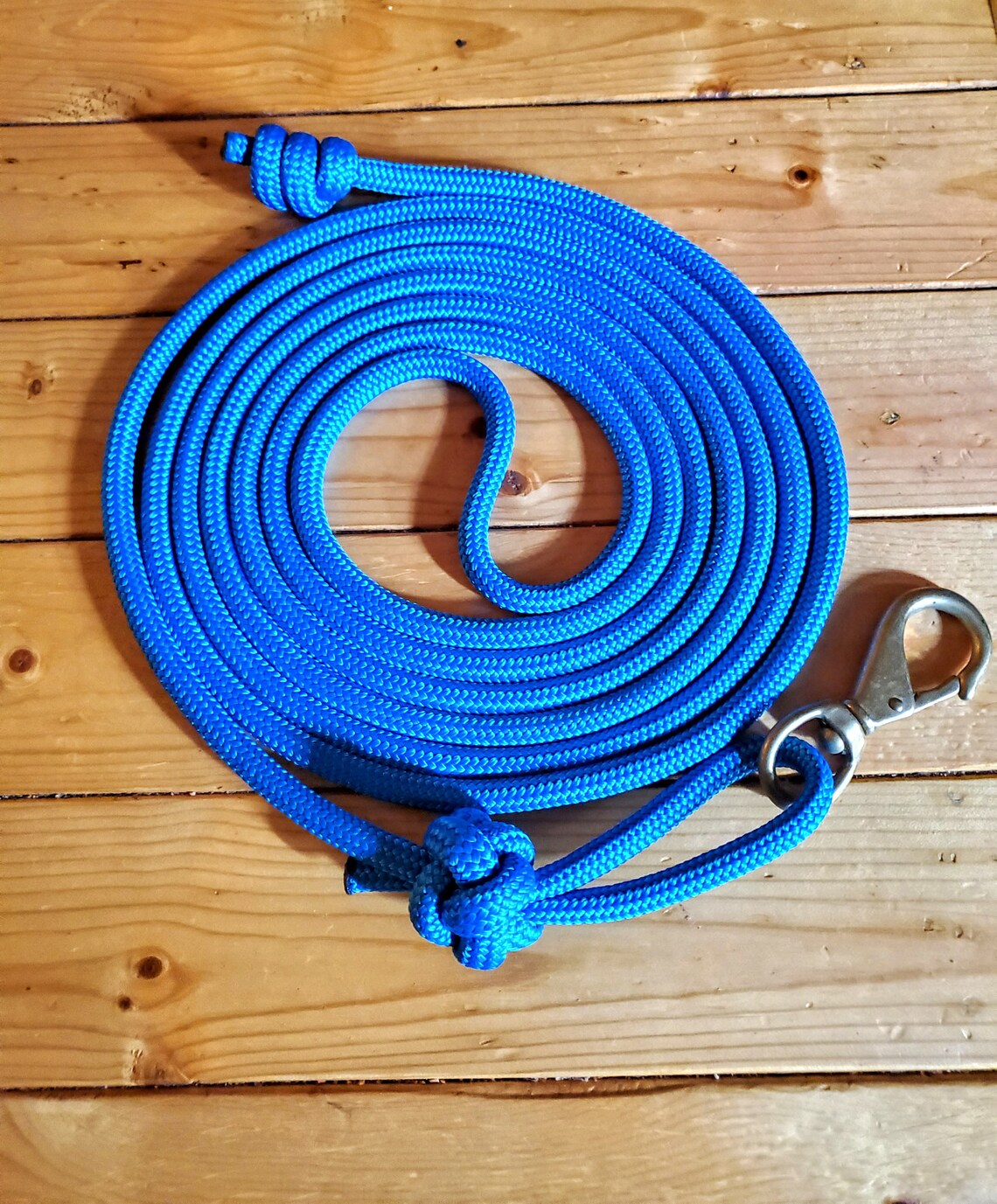 Lead Rope 14ft Blue Yacht Rope-horse Lunge Rope Clinician - Etsy