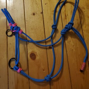 Custom Horse Bitless Sidepull- Sidepull Hackamore-equine Sidepull Tack-rope Sidepull Tack ...