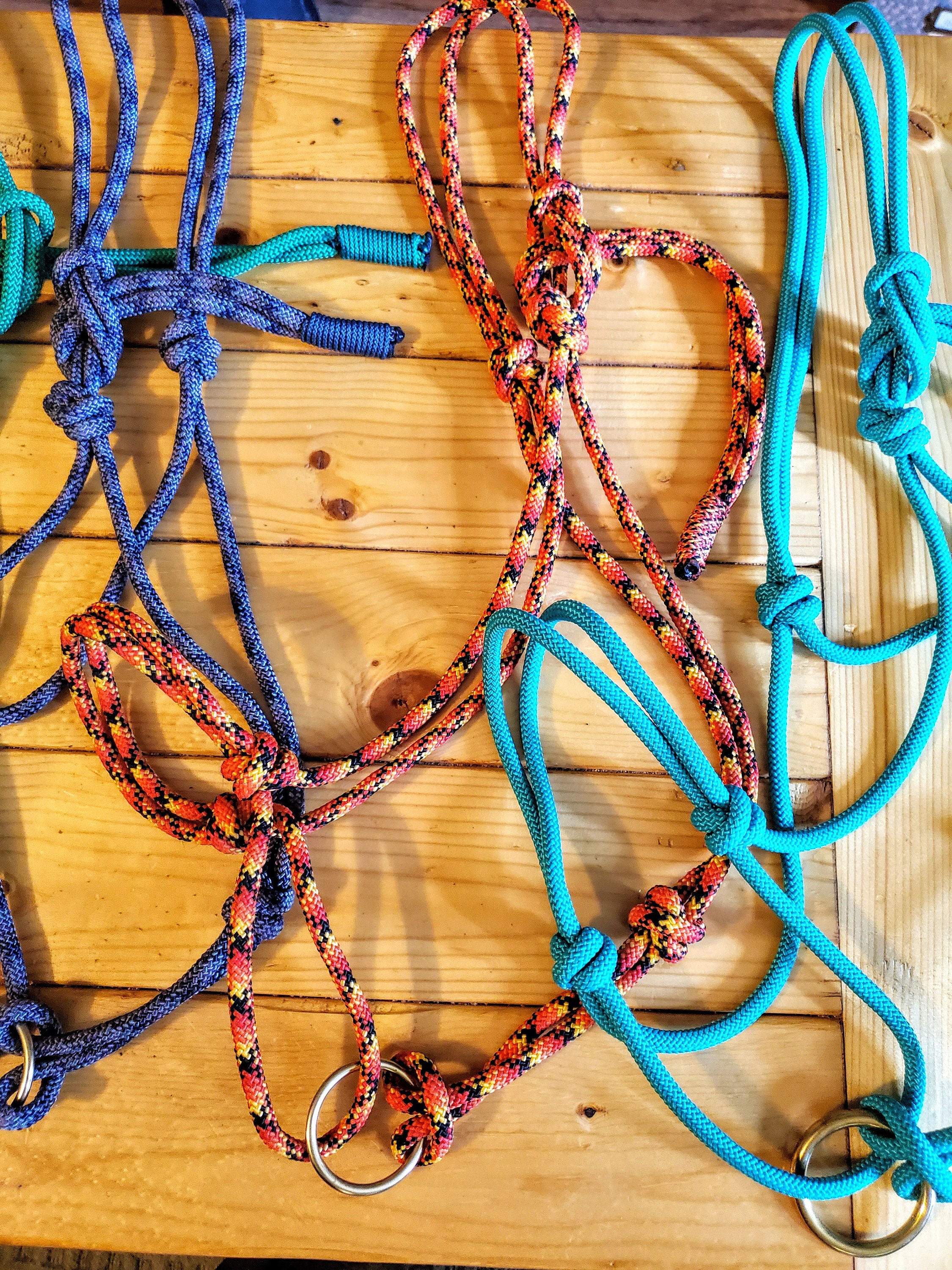 Bundle 3 Sliding Ring Rope Halter Save Big-bundle 3 Rope - Etsy
