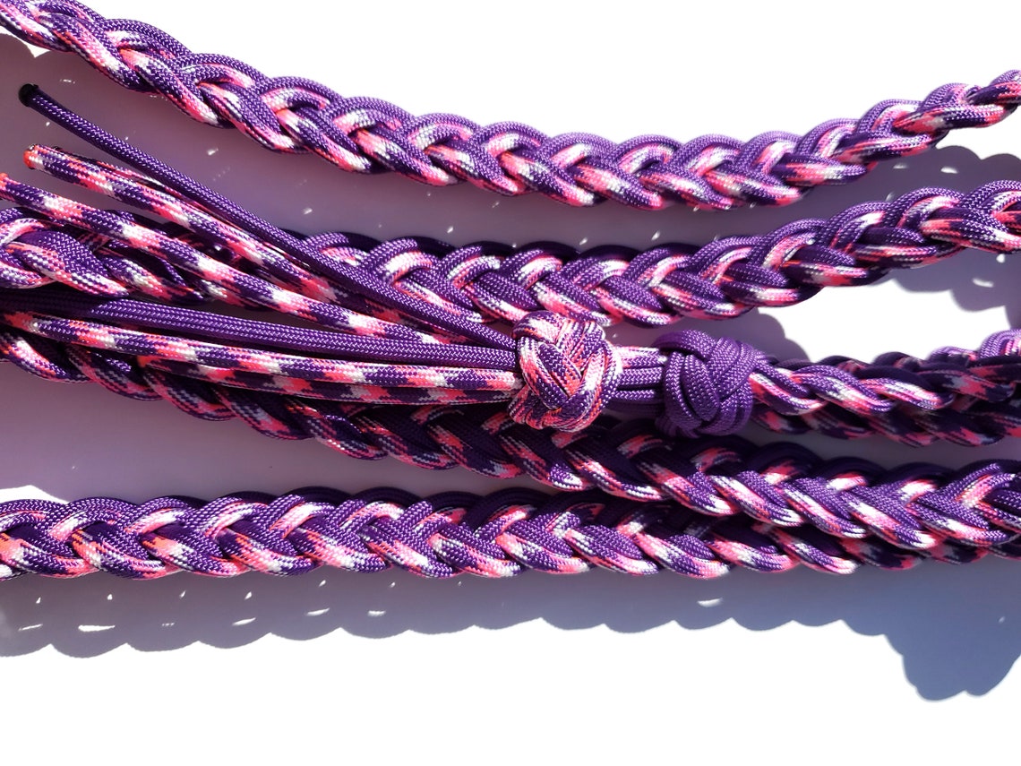 Braided Neck Rope Bridleless Neck Rope Paracord Braided | Etsy