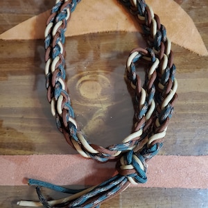 Braided Neck Rope Bridleless Neck Rope Paracord Braided Neck Rope ...