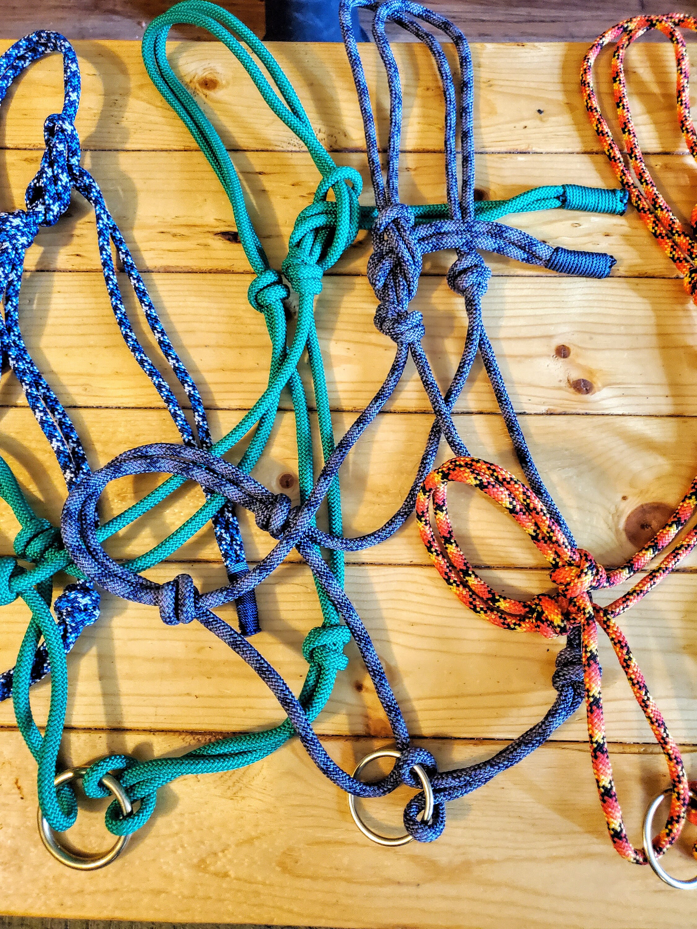 Bundle 3 Sliding Ring Rope Halter Save Big-bundle 3 Rope - Etsy