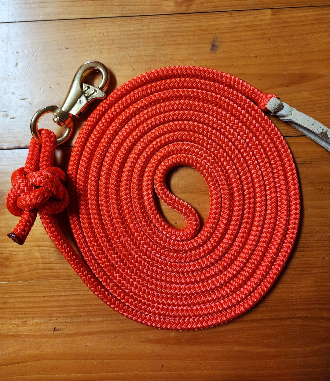 18ft Driving Line Orange-horse Rope- Lunge Line-horse Training Lunge ...