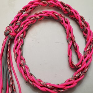 Bridleless Neck Rope - Braided Neck Rope - Paracord Braided Neck Rope ...