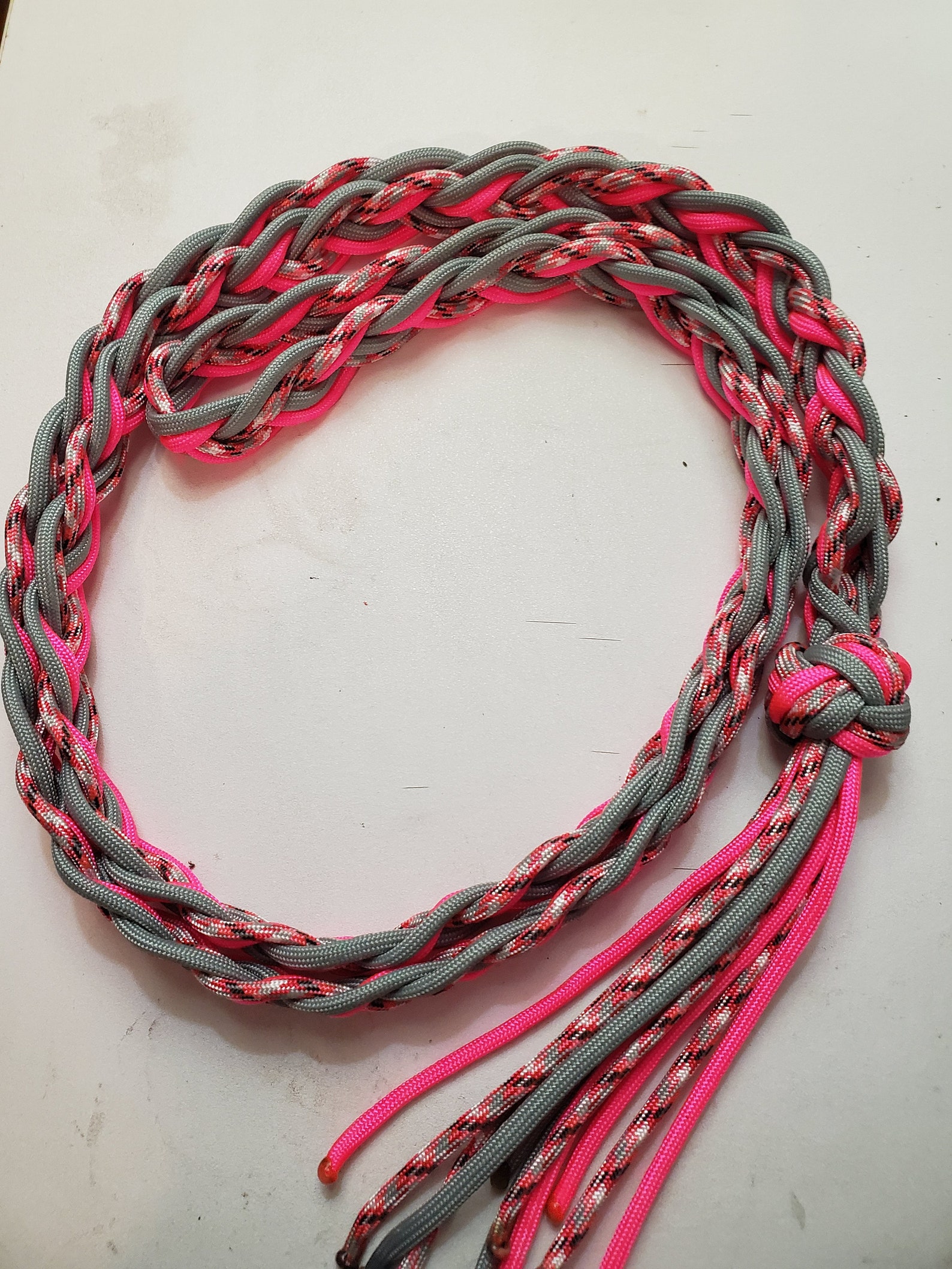 Braided Neck Rope Bridleless Neck Rope Paracord Braided | Etsy