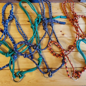 Bundle 3 Sliding Ring Rope Halter Save Big-bundle 3 Rope - Etsy