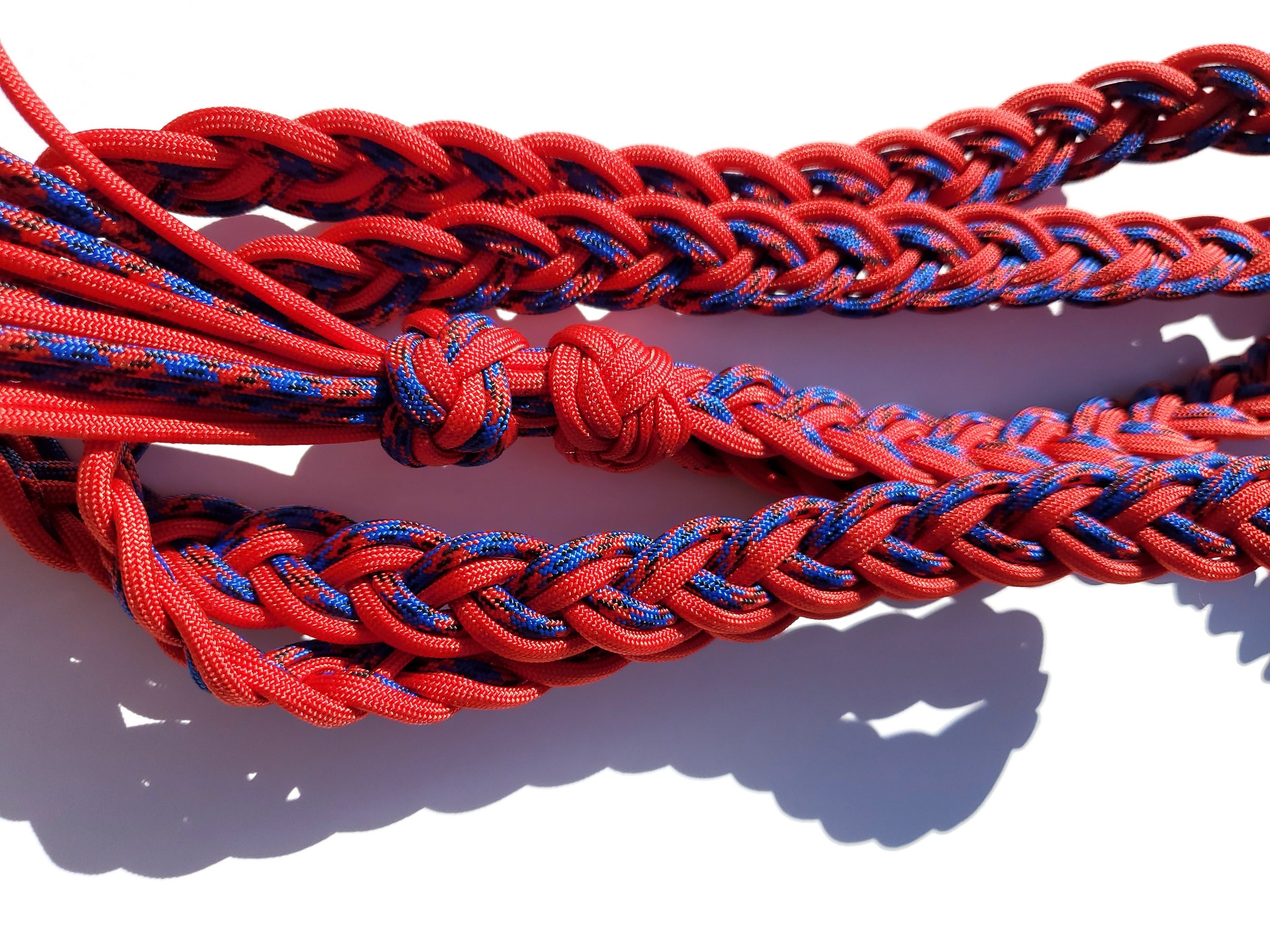 Braided Neck Rope Bridleless Neck Rope Paracord Braided | Etsy