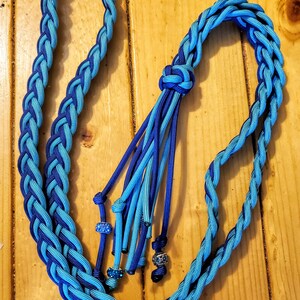 Bridleless Neck Rope - Braided Neck Rope - Paracord Braided Neck Rope ...