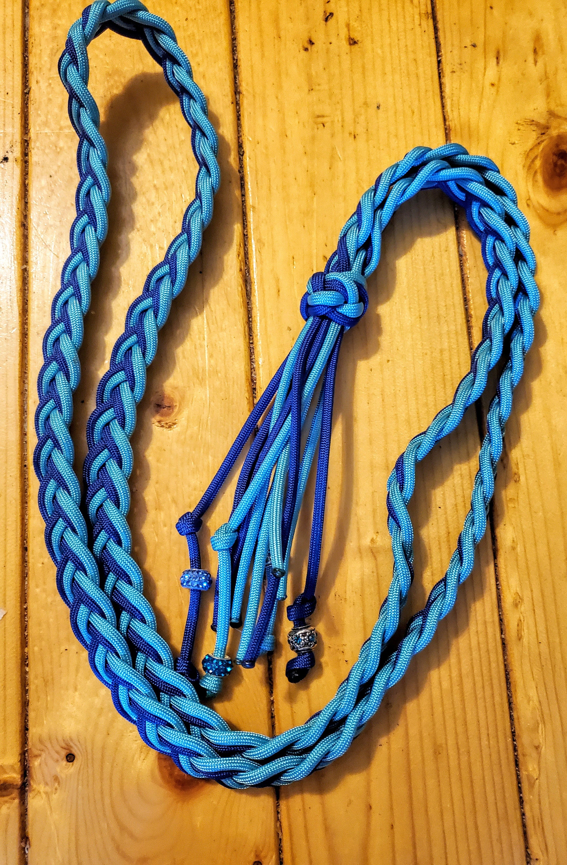 Bridleless Neck Rope Braided Neck Rope Paracord Braided | Etsy