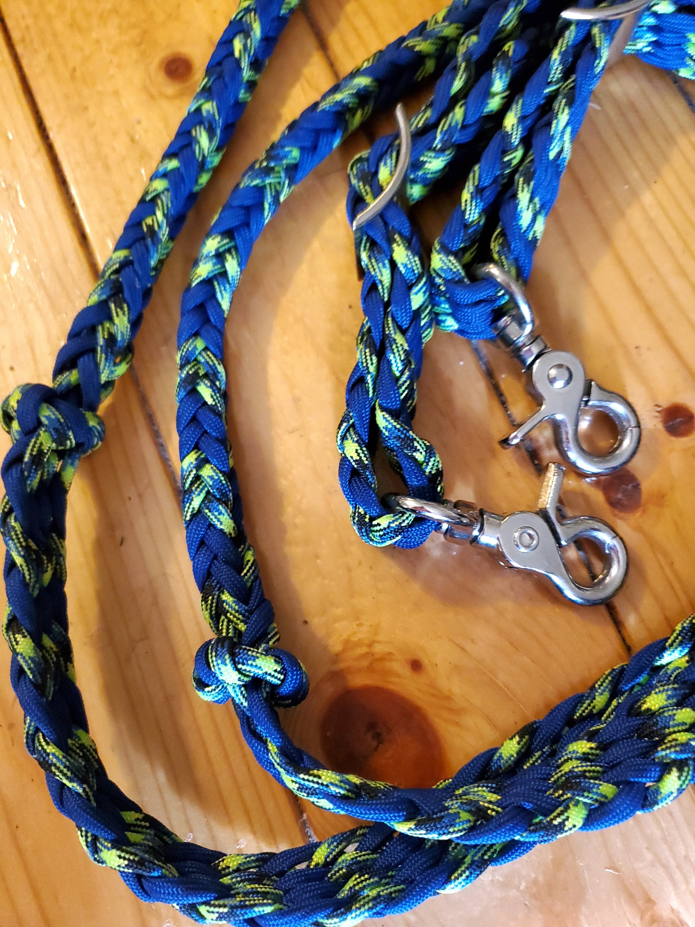 Adjustable-Custom Paracord Reins Pet Supplies Riding & Farm Animals ...