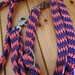 Reins Braided Pink/purple Barrel Adjustable Sport-western Pink/purple ...
