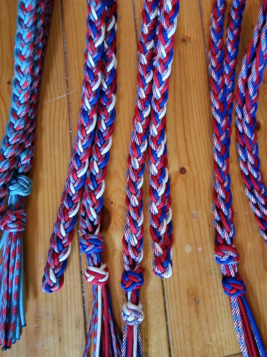 Patriotic Bridleless Liberty Horse Neck Rope Braided in Red, White ...