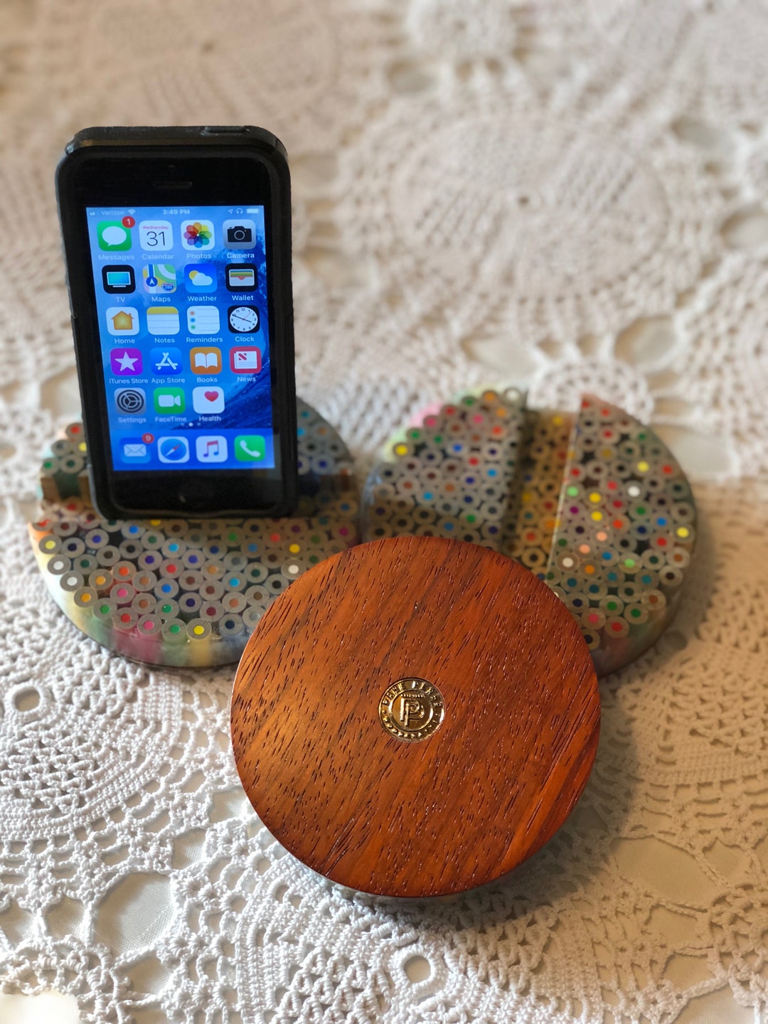 Colored Pencil Phone Holder // Phone Stand // iPhone Holder // Tablet ...
