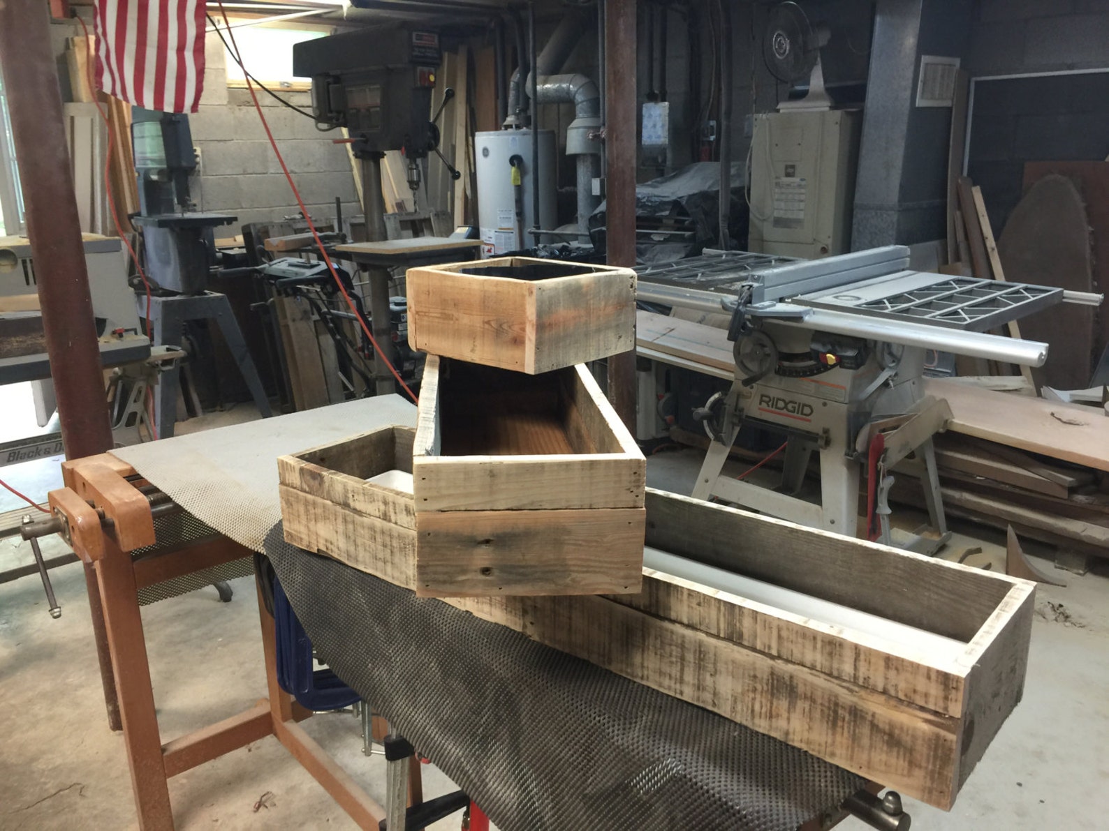 Upcycled Pallet Planter Boxes // Plant Box // Window Flower Box - Etsy