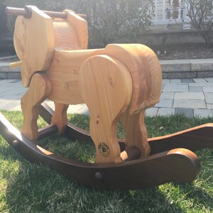 Wooden Rocking Elephant Rocking Animal // L'elefante // Handmade ...