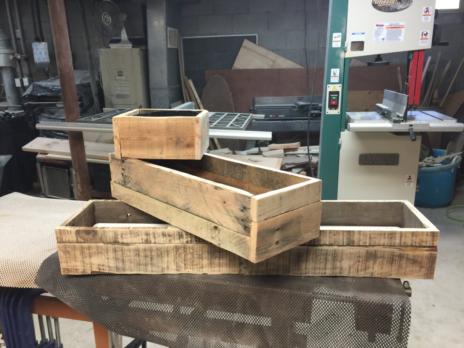 Upcycled Pallet Planter Boxes // Plant Box // Window Flower Box - Etsy