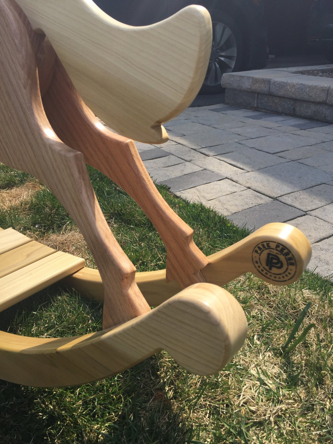 Wooden Rocking Horse // Cavallo Tuscano // Handmade Artisan Rocking ...