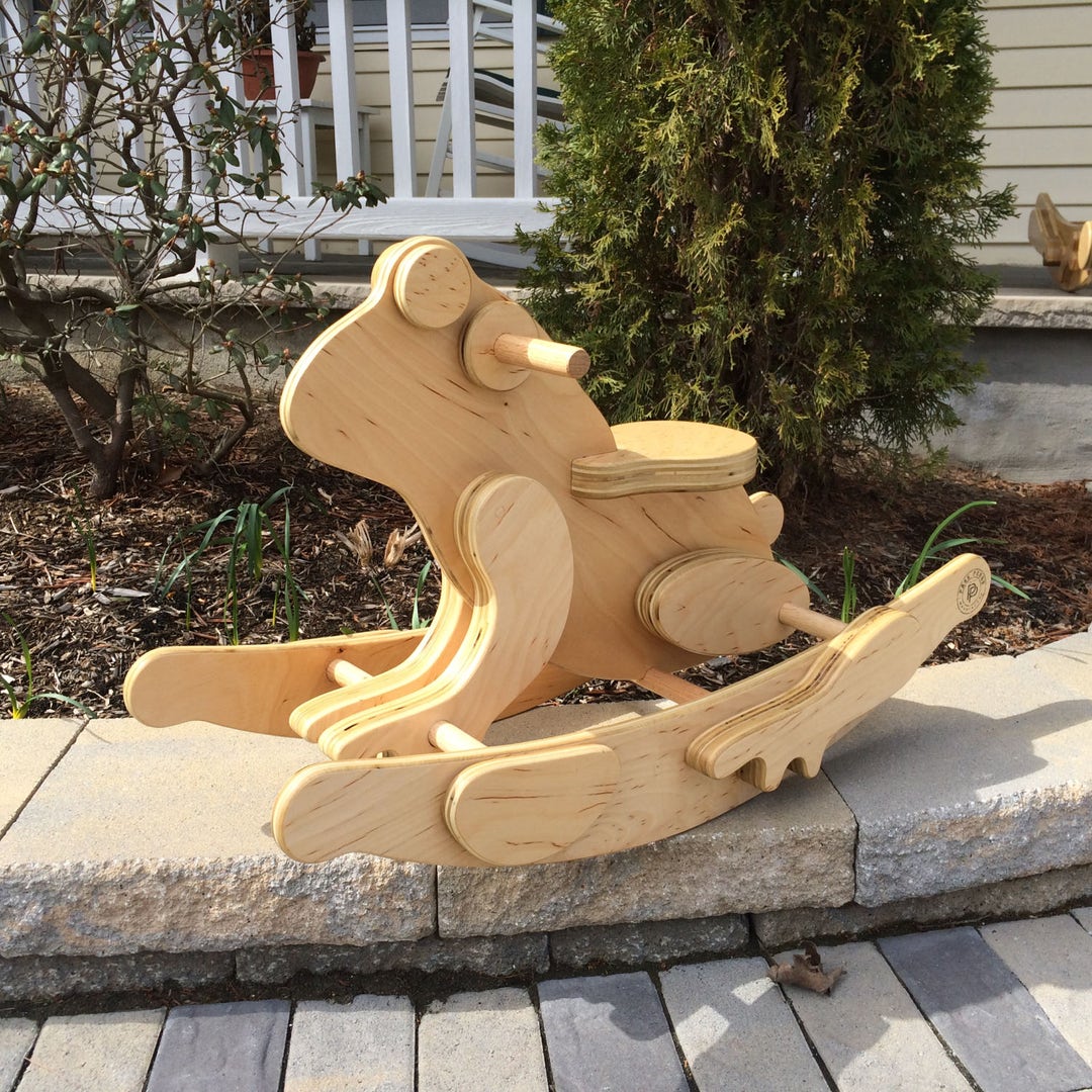 Wooden Rocking Frog // La Rana // Handmade Artisan Rocking Frog - Etsy