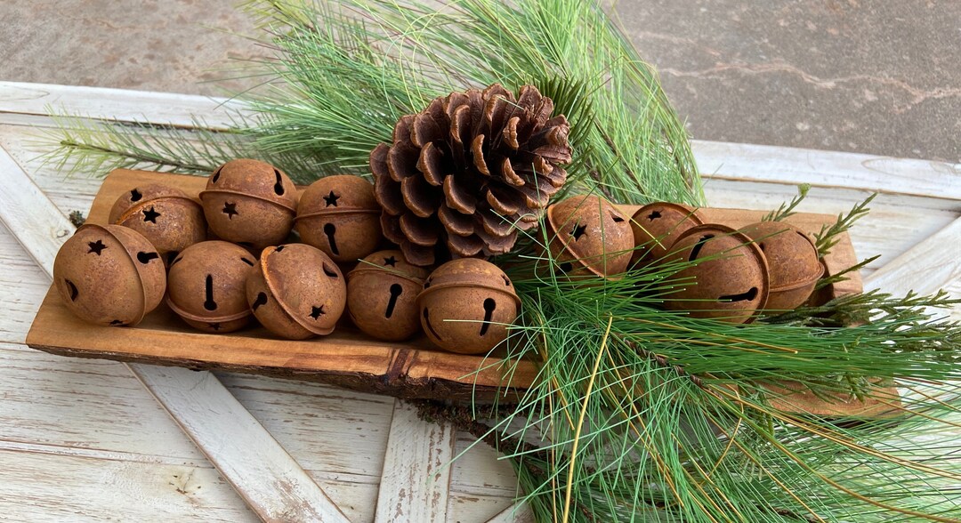 Christmas Bells Rust Bells Metal Bells Christmas Bells for Wreaths ...